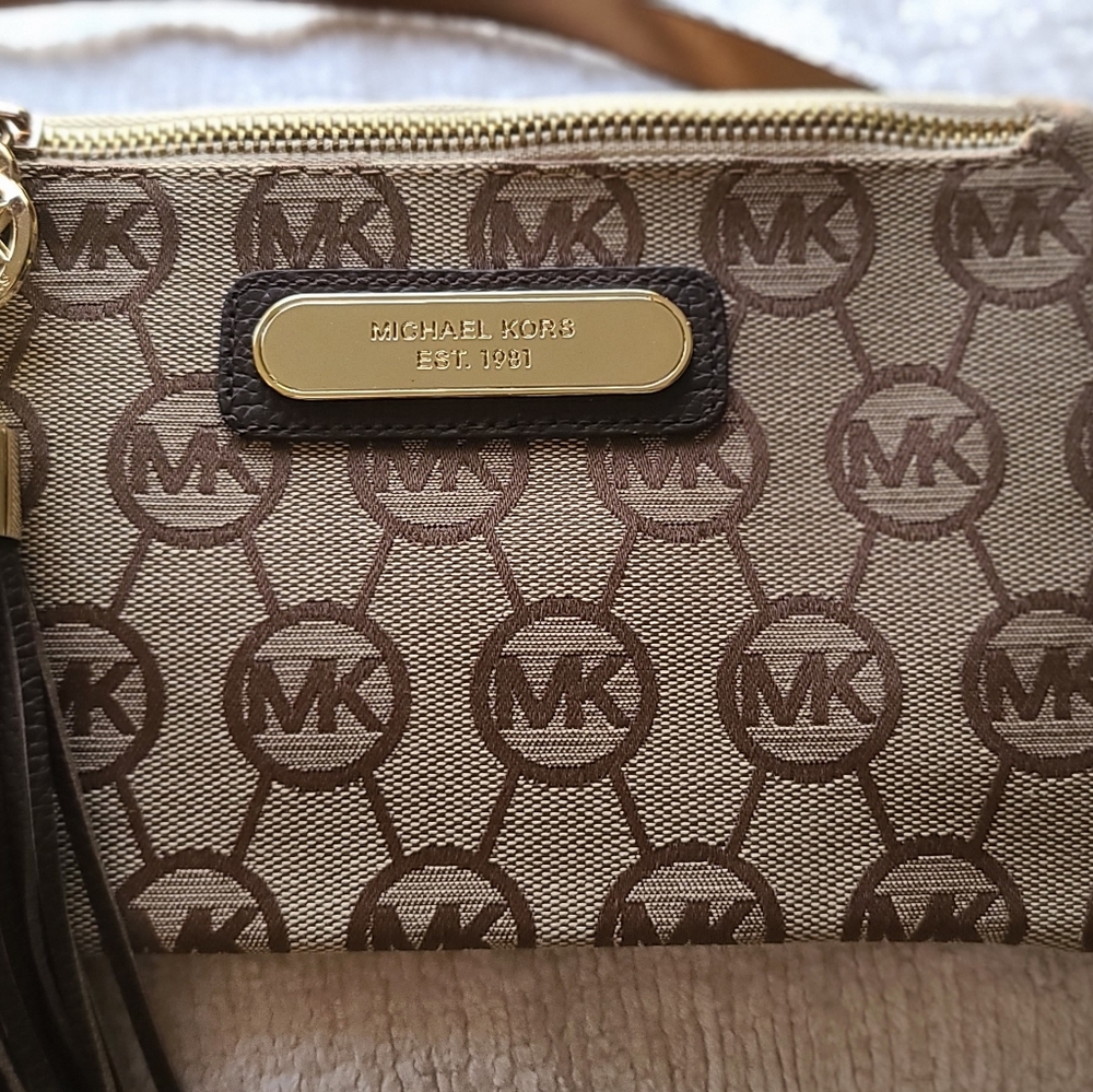 Michael Kors Mk Monogram Logo Belt Bag Fanny Pack - Gem